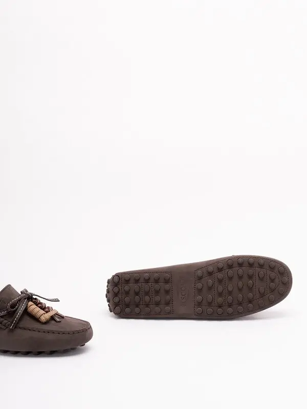 TOD'S Gommino Loafers In Nubuck - Multicolor