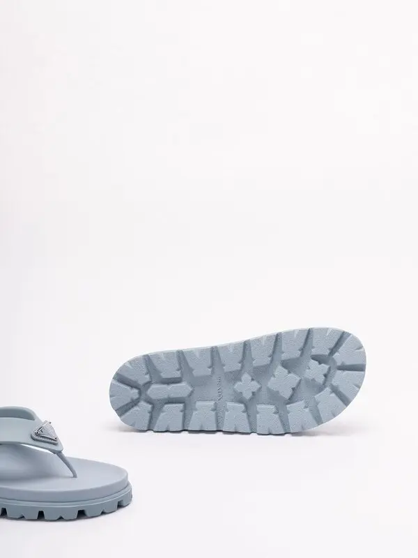 Prada Rubber Thong Sandals - Multicolor
