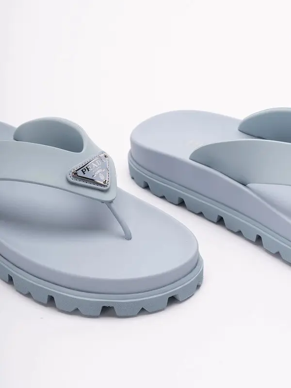 Prada Rubber Thong Sandals - Multicolor