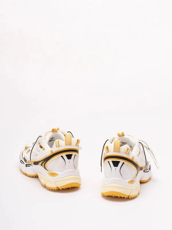 Off-White Low Top Lace-up "ow Be Right Back Mesh" Sneakers