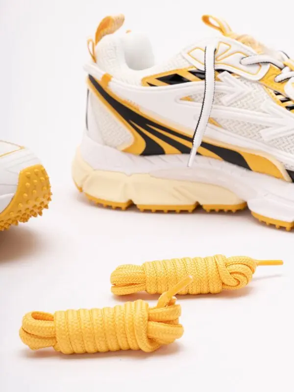 Off-White Low Top Lace-up "ow Be Right Back Mesh" Sneakers