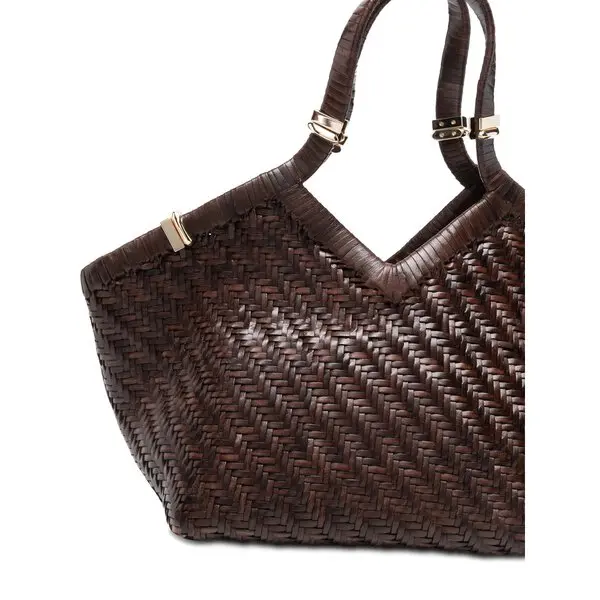 Benedetta Bruzziches Woven Tote Bag - Brown