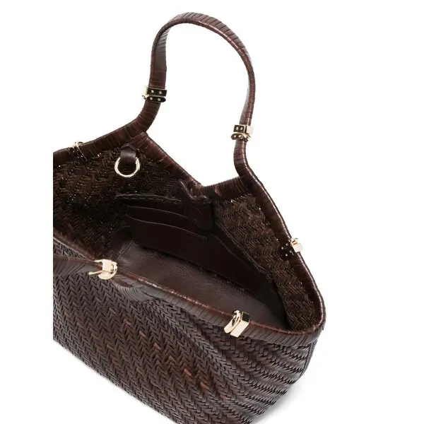 Benedetta Bruzziches Woven Tote Bag - Brown