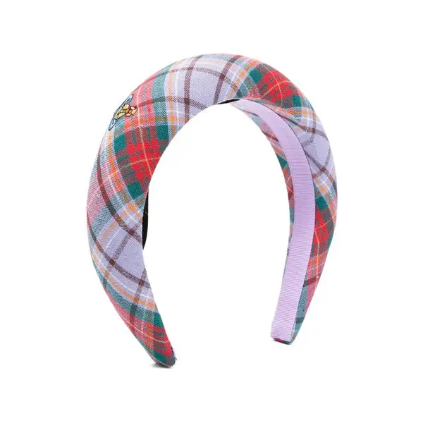 VIVIENNE WESTWOOD Padded Hair Band - Purple