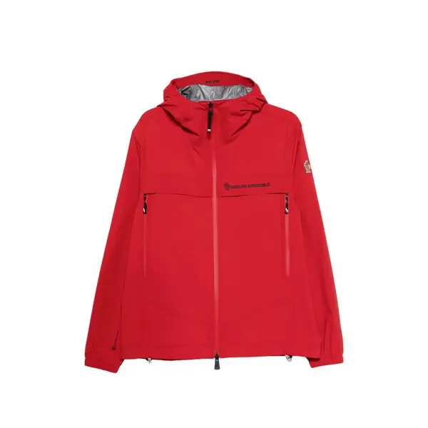 Moncler Hooded Zip Jacket - Red