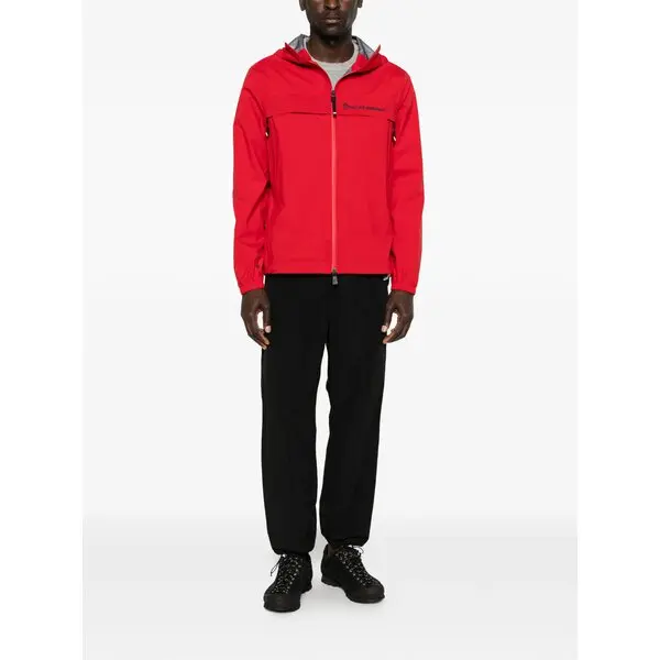 Moncler Hooded Zip Jacket - Red