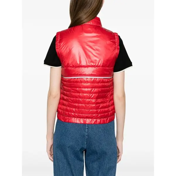 Moncler Quilted Down Vest - Red