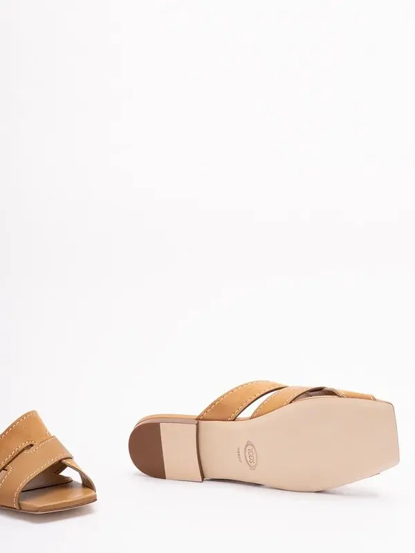 TOD'S Leather Sandals - Multicolor
