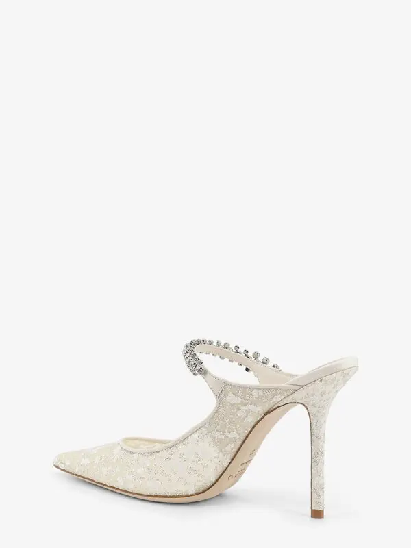 JIMMY CHOO Embroidered Tulle Decollete Pumps - Multicolor