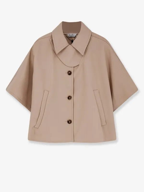 Max Mara Cotton Cape - Multicolor
