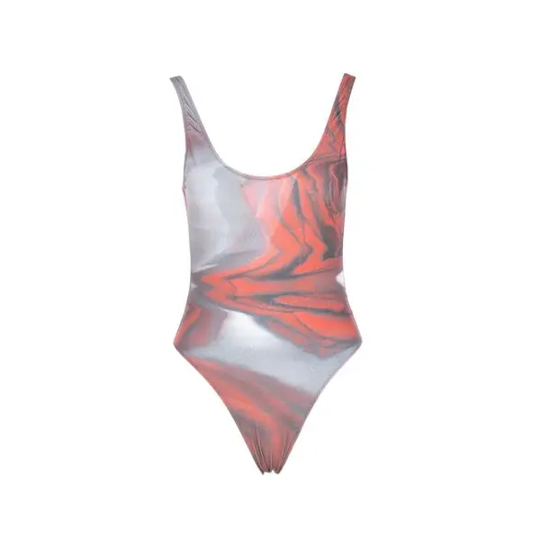 JEAN PAUL GAULTIER Graphic Print Swimsuit - Multicolor