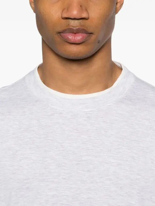 Brunello Cucinelli T-shirt With Faux-layering - Multicolor
