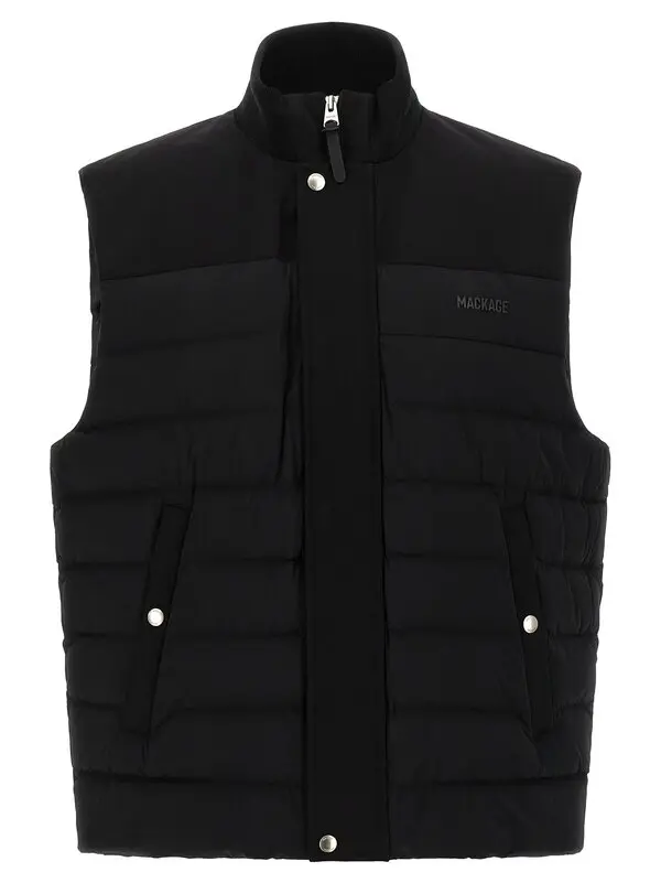 Mackage Brody Quilted Vest - Black