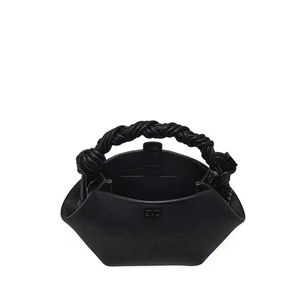 GANNI Recycled Nylon Tote Bag With Ruffle Detailing