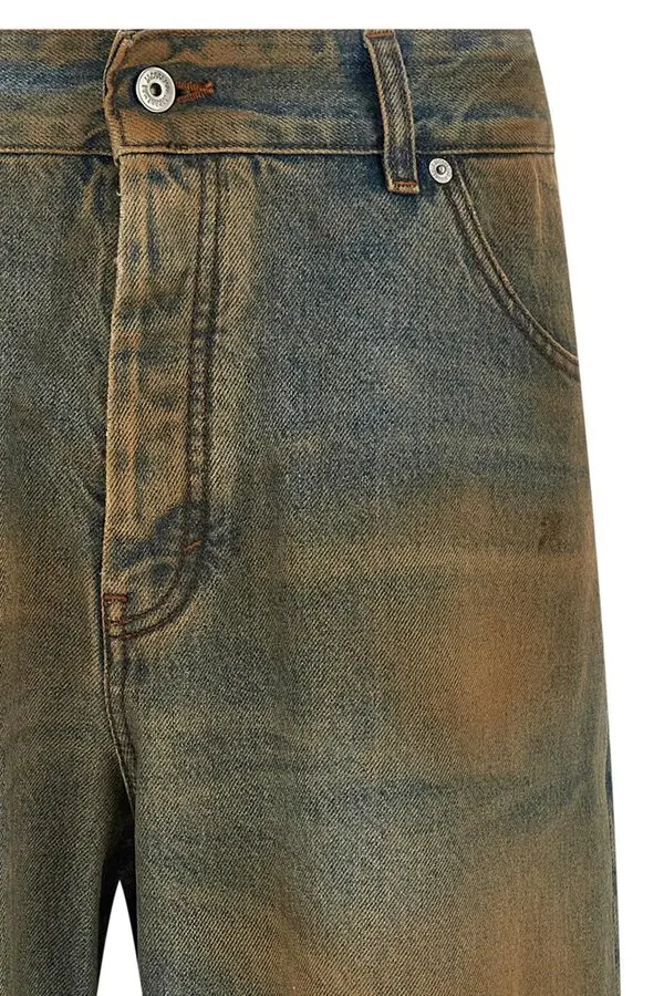 Jacquemus Le De-nimes Berger Straight Leg Jeans - Multicolor