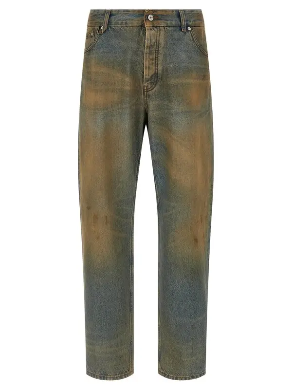 Jacquemus Le De-nimes Berger Straight Leg Jeans - Multicolor