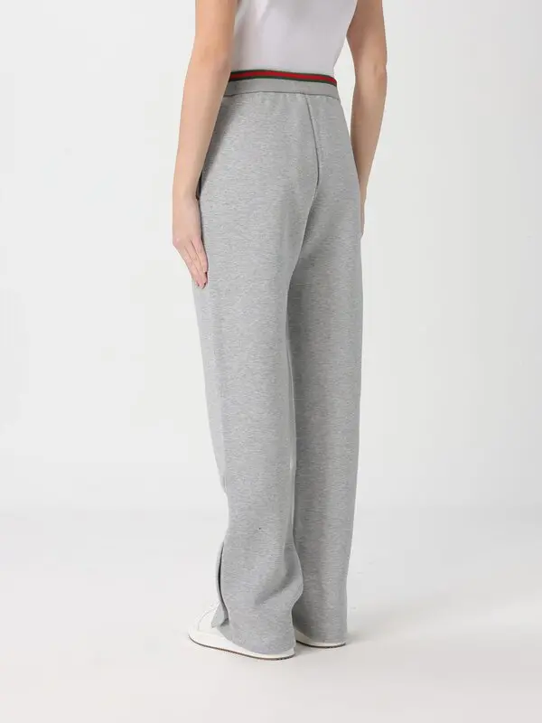 Gucci Cotton Mix Pants - Gray