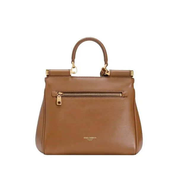 Dolce & Gabbana Top Handle Bag With Foldover Top