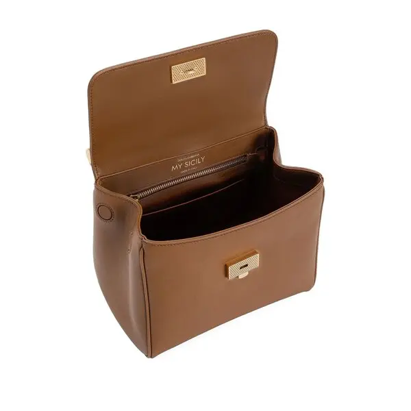 Dolce & Gabbana Top Handle Bag With Foldover Top