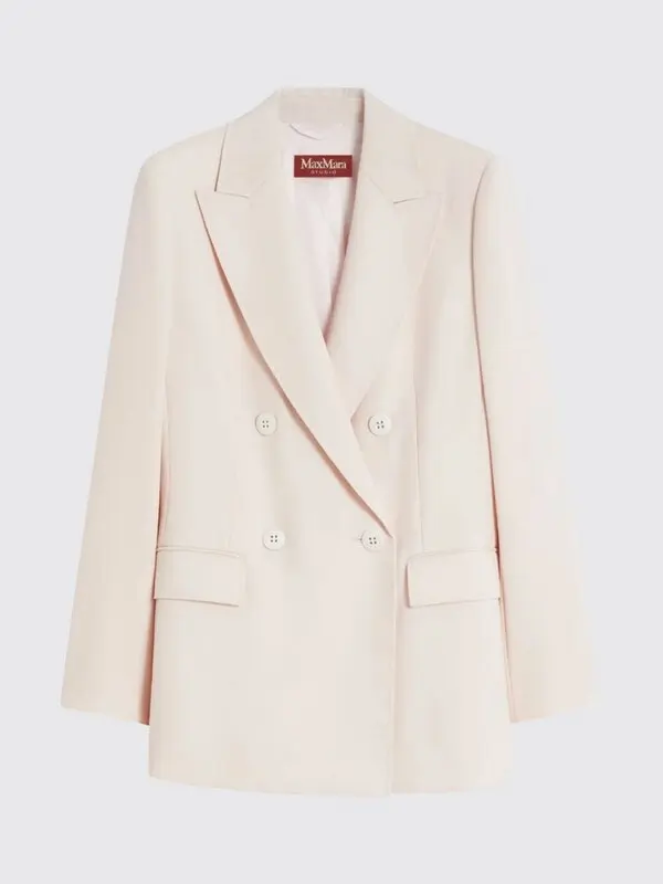 Max Mara Double Breasted Blazer - Pink