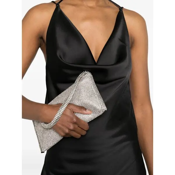 Benedetta Bruzziches Tone Crystal Embellished Shoulder Bag