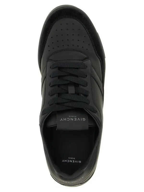 Givenchy Yard Sneakers In Smooth Calf Leather And Suede - Black