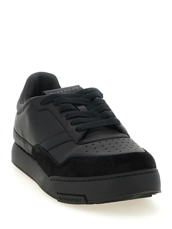 Givenchy Yard Sneakers In Smooth Calf Leather And Suede