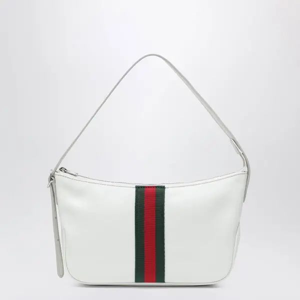 Gucci Leather Shoulder Bag - White