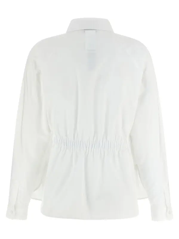 Max Mara Mxmtazzina Pure Cotton Poplin Shirt - White