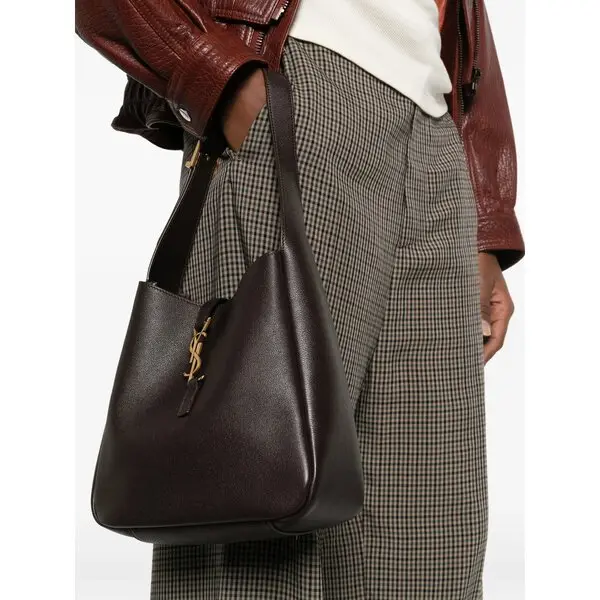 Saint Laurent Calf Leather Shoulder Bag