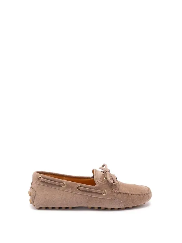 TOD'S Suede Boat Gommino Loafers