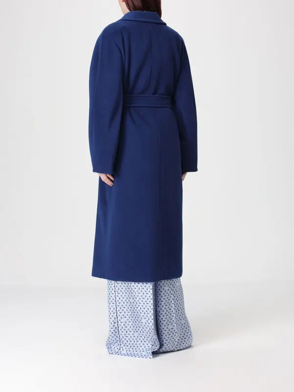 Max Mara Wool Blend Coat - Blue