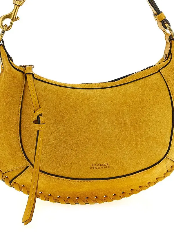 Isabel Marant Étoile Oskan Moon Suede Shoulder Bag - Yellow
