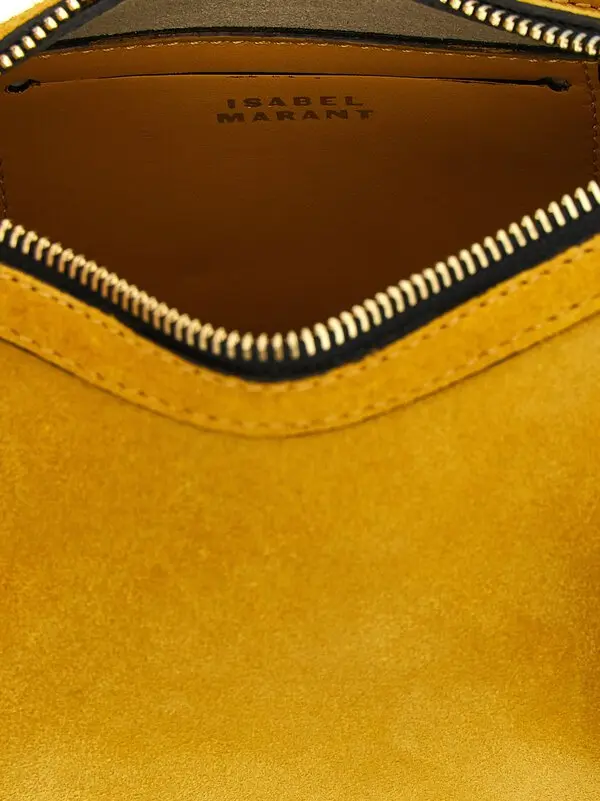 Isabel Marant Étoile Oskan Moon Suede Shoulder Bag - Yellow