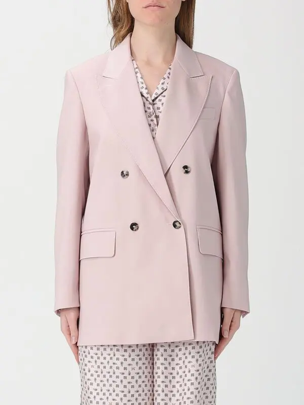 Max Mara Double Breasted Blazer - Pink