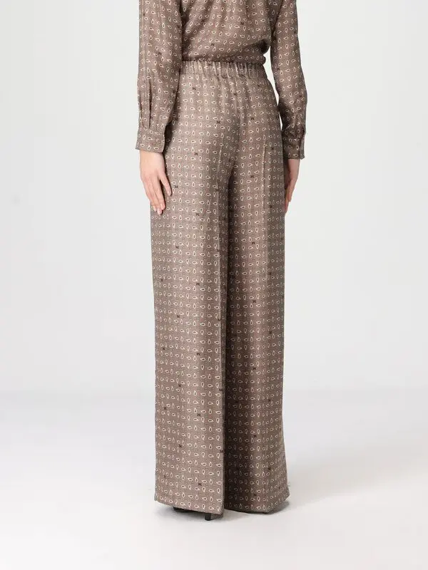 Max Mara Printed Wide Leg Trousers