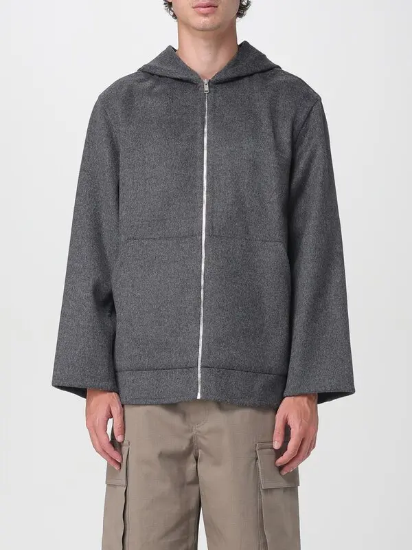 Bottega Veneta Zip-up Hooded Jacket - Gray