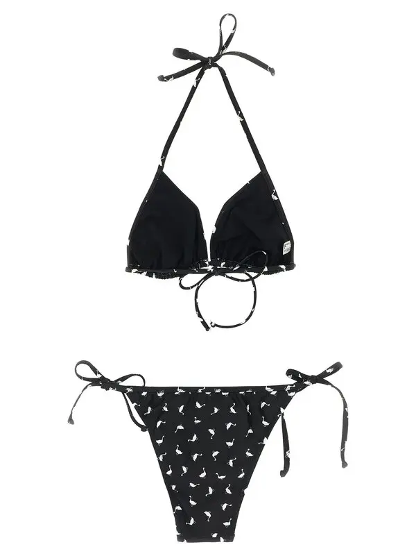 Moschino Goose Print Lycra Bikini - Multicolor