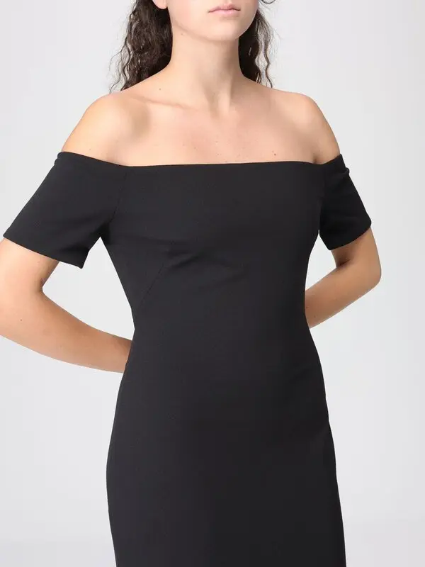 Solace London Off-the-shoulder Maxi Dress - Black