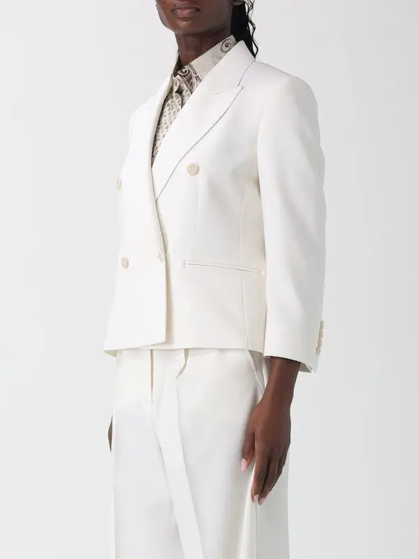 Max Mara Double-breasted Jacket - White