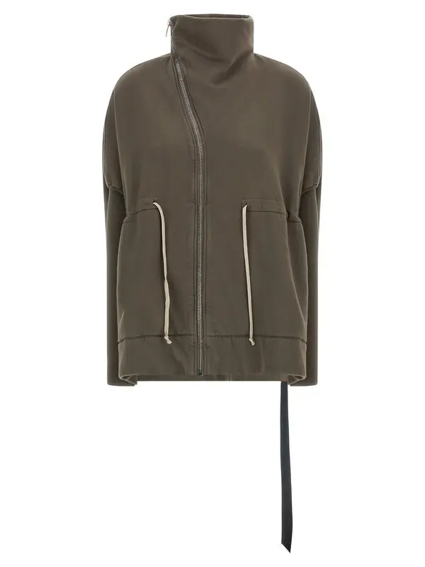 Rick Owens Mountain Sail Fleece Sweatshirt - Cream
