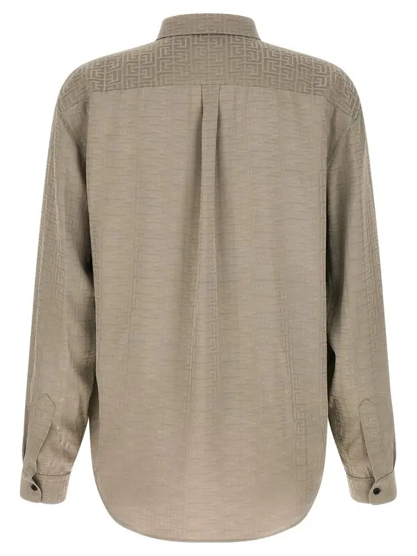 Balmain Jacquard Monogram Shirt