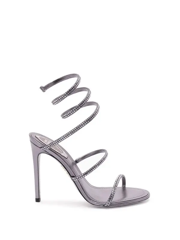 Rene Caovilla Embellished Stiletto Sandals - Multicolor