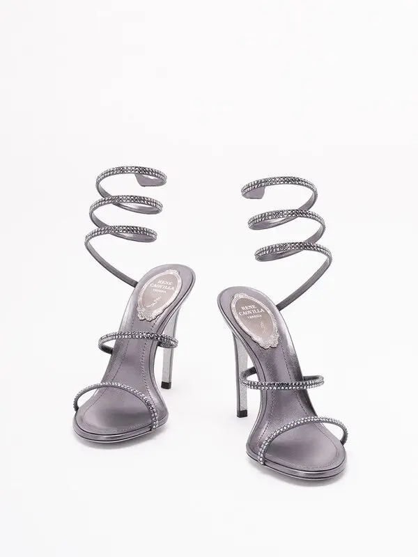 Rene Caovilla Embellished Stiletto Sandals - Multicolor