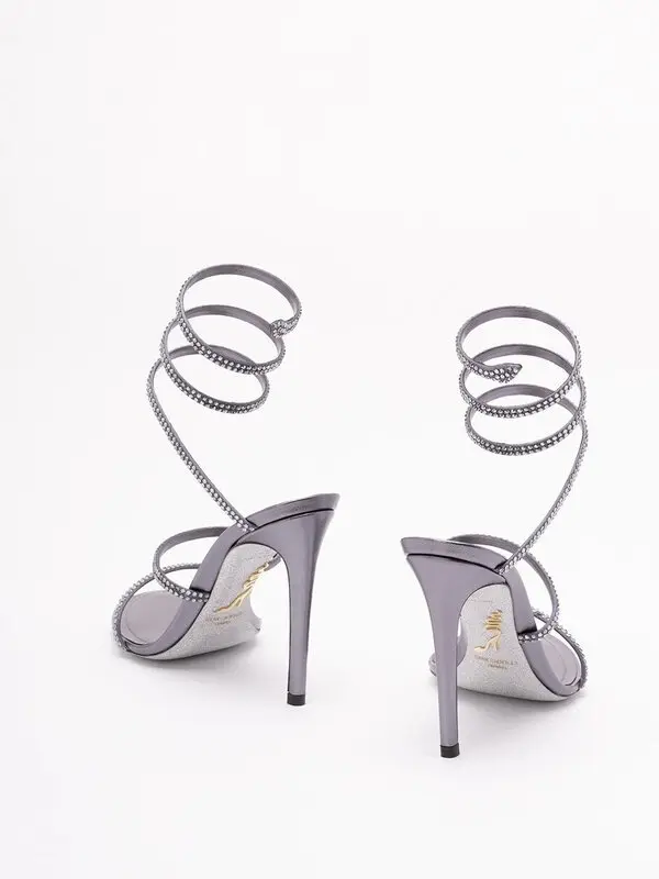 Rene Caovilla Embellished Stiletto Sandals - Multicolor