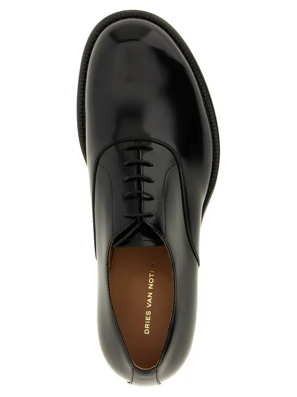 Dries Van Noten Derby Lace-up Leather Shoes
