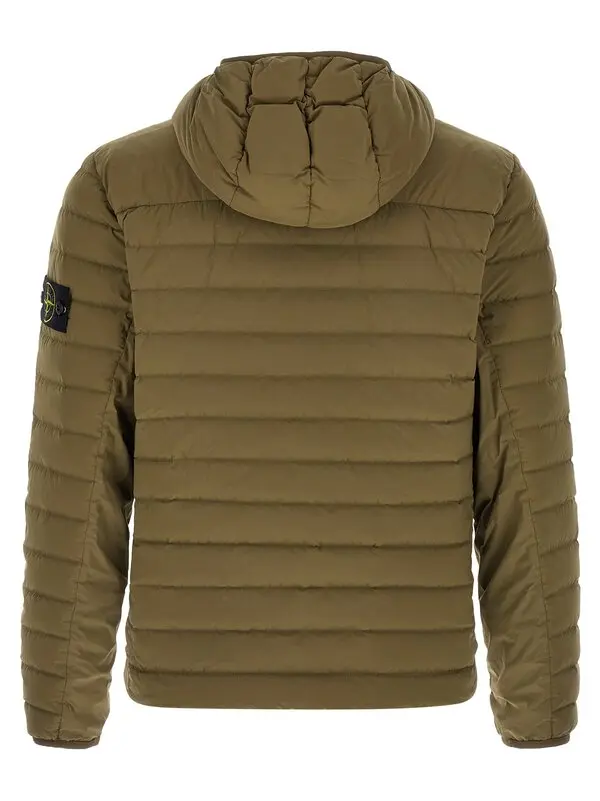 Stone Island 4100106 Down Jacket With Hood - Green