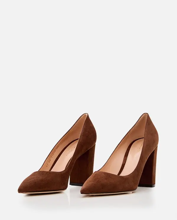 GIANVITO ROSSI Piper Suede Pumps - Multicolor
