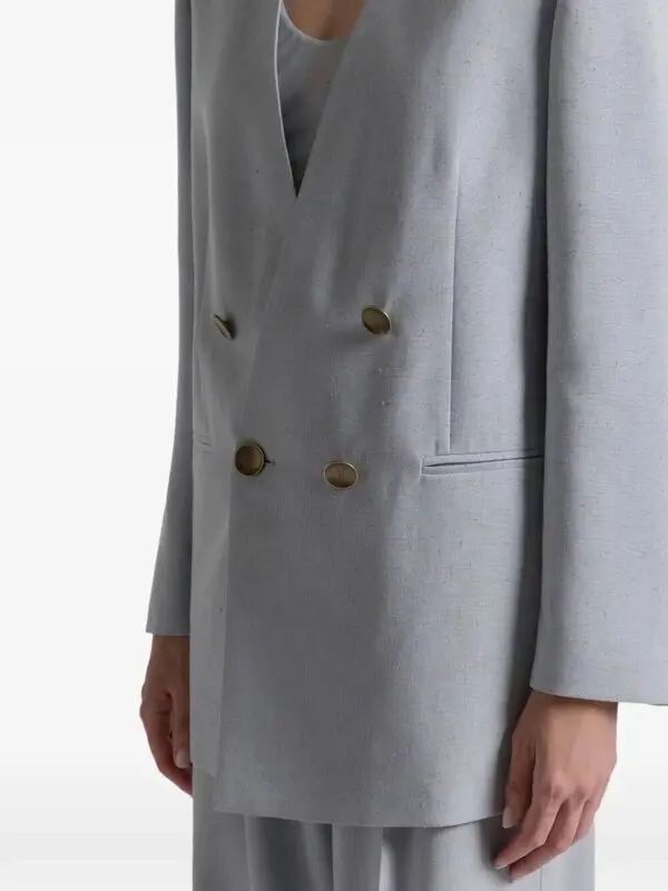 Alberta Ferretti Double-breasted Blazer - Multicolor