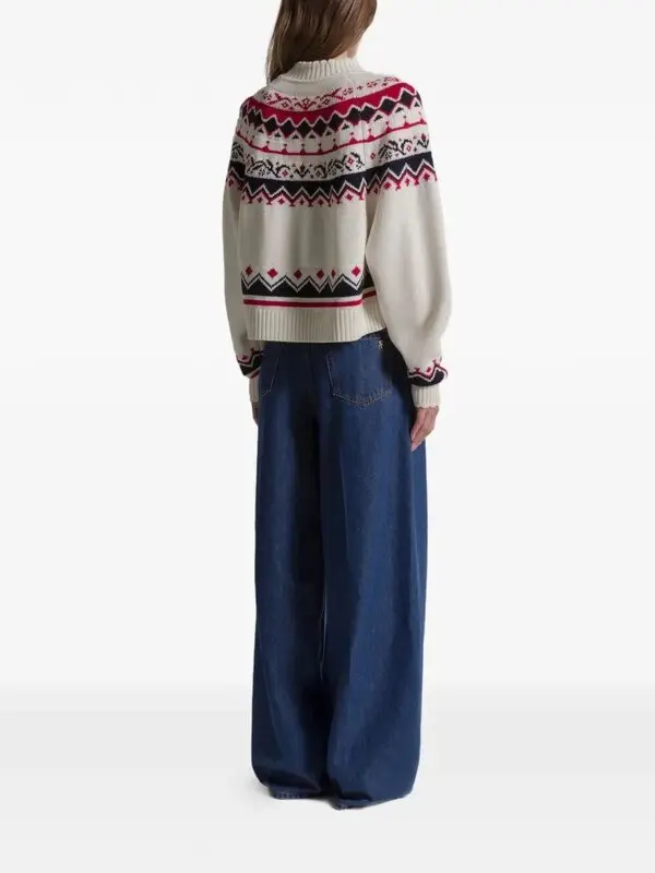 Alberta Ferretti Cotton Wide-leg Jeans